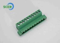 China Pluggable Terminal Block Plug Female Socket 5.08mm Pitch 300V 18A 2-20P for sale