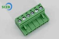 China 5.08mm Pitch Pluggable Terminal Block Female Plug Brass M3 PA66 12-30 AWG 300V 18A for sale