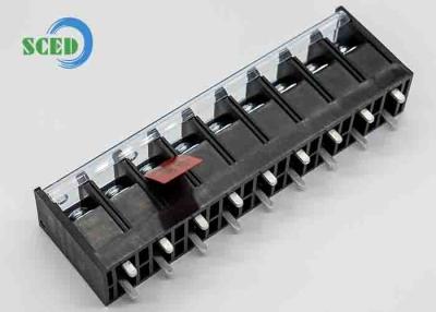 China Barrier Terminal Block 14.50mm Pitch 600V 40A 4-14P Steel M5 Power Terminal Block for sale
