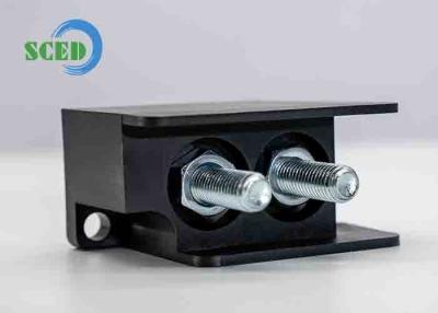 China 35 lbf·in Black M8 Nut PBT Steel Terminal Block Accessories Two Screw for sale