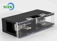 China PBT M4 Steel Screw Terminal Block Cover 690V 5A Din Rail Mounting Accessories for sale