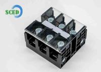 China High Current Terminal Block Connector 2/0-20AWG 600V 200A 27mm with Cover for sale