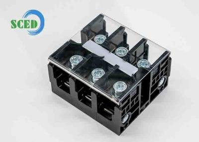 China High Current Terminal Block Connector 2/0-20AWG 600V 200A 27mm with Cover for sale
