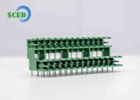 China Plug-in Terminal Block 5.08mm 300V 18A 2-24P Pluggable Terminal Block Header Male Sockets for sale