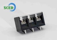 China 600V 30A Single Level Barrier Terminal Block Steel M4 Screw 11.00mm Pitch 2-18P for sale