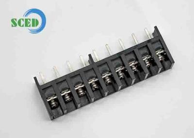China Barrier Terminal Block 10.00mm 600V 30A 6mm2 Power Terminal Block 4-18P for sale