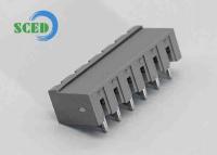 China 300V 18A Electrical Terminal Blocks 5.08mm Male Header Grey Plug In Terminal Blocks for sale