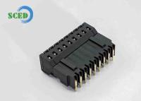 China Male Pluggable Copper Terminal Block 5.00mm 300V 14.5A PA66+25%GF for sale