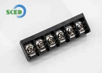 China 300V 30A 2-18P Pitch 12.70mm Power Terminal Block PBT Barrier Terminal Block for High Voltage for sale