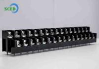 China Double Levels Barrier Power Terminal Block 250V 18A 11.00mm Pitch 12-24AWG for sale