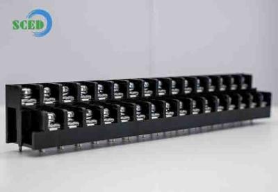 China Double Levels Barrier Power Terminal Block 250V 18A 11.00mm Pitch 12-24AWG for sale