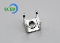 China 80A 10.00x10.50mm PCB Brass M5 Steel Screw Terminal Block Accessories Nickel Plated for sale