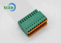 China Female Socket 3.50mm Pitch Plug-in Terminal Block 300V 10A 2P-20P for PCB for sale