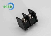 China Pitch 11.00mm 300V 30A 2-22P Barrier Terminal Block PBT Brass Power Terminal Block for sale