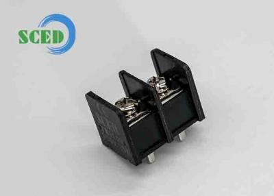 China Pitch 11.00mm 300V 30A 2-22P Barrier Terminal Block PBT Brass Power Terminal Block for sale