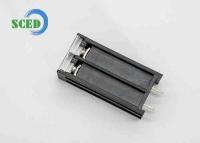 China 10.00mm Barrier Type Terminal Block 20A 300V Plastic Black 2 Poles for sale