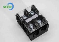China SCED High Current Screw Clamp DIN Rail Terminal Block 150A 600V 22-10 AWG for sale