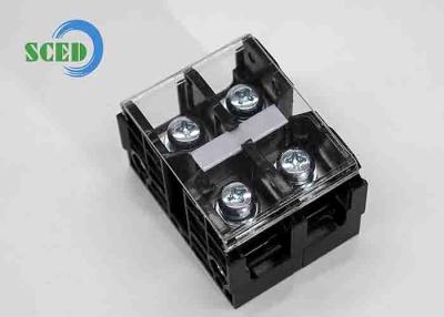 China SCED High Current Screw Clamp DIN Rail Terminal Block 150A 600V 22-10 AWG for sale