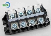 China SCED 150A High Current Terminal Block DIN Rail 3 Pole 22-10 AWG Polyamide for sale
