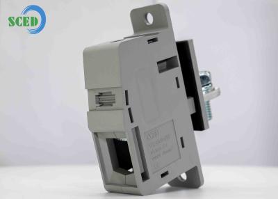 China 600V Through Panel Terminal Blocks Cage Clamp 1-24 Poles UL94V-0 for sale