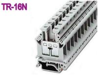 China Din Rail Terminal Blocks 600V 30A PA Plastic 9.5mm Thickness ZB6 Strip for Industrial Power Distribution for sale