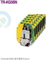 China SCED ZB6 Din Rail Terminal Block 30A 600V PA Plastic M4 Screw Power Supply for sale