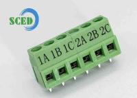 China PCB Screw Terminal Block 2-24 Poles 10.16mm Spacing Brass Terminal Through Hole for sale