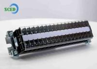 China UL 94V-0 Rail Mounted Terminal Blocks 30A 3-Conductor Screw Type 2-24 Poles for sale
