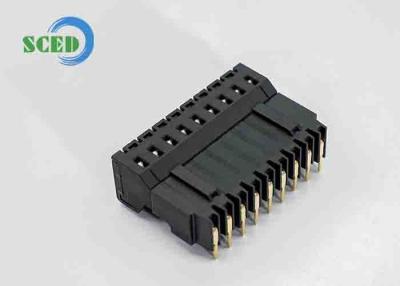China Plug In Terminal Block 2-24 Contacts 300V 6KV Surge PA66 UL94 V-0 for sale