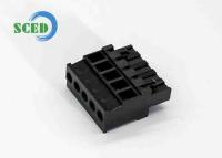 China SCED 300V Plug In Terminal Block PA66 2-16 Poles DIN Rail Female Connector for sale