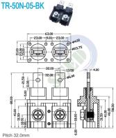 China 16mm2 Rated Feed-through Wire Connector for Current Demands and Heavy-Duty Applications for sale