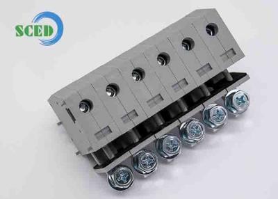 China 14-16 Lbf.in Torque Feed Through Terminal Block with Protector Mounting Type DIN Rail With Or Without Protector for sale