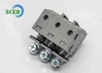 China SCED Feed Through Terminal Block 16mm2 30A DIN Rail Screw Connection 2P-12P for sale