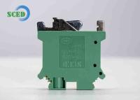 China SCED Din Rail Terminal Blocks 30A 600V M4 Screw Plastic PA for Power Distribution for sale