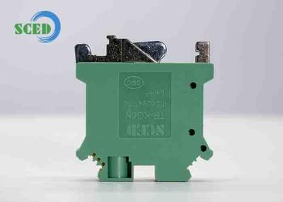 China SCED Din Rail Terminal Blocks 30A 600V M4 Screw Plastic PA for Power Distribution for sale