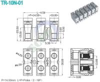 China ZB6 Din Rail Terminal Blocks 30A 9.5mm Aluminum Steel Rail for Wiring for sale