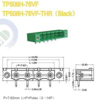 China Tin Plated Terminal Block Connector 7.5mm Pin Spacing 10A 300V Female Screw Type for sale