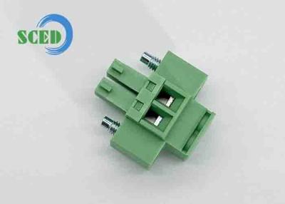 China Pluggable Terminal Block 3000V AC Screw M2 12-24 AWG UL94-V0 2-24 Positions for sale