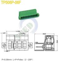 China 19.2x9.5mm Other See Drawing Plug In Terminal Block Din Rail Terminal Block Electrical Connector Ideal for Electrical Panels for sale