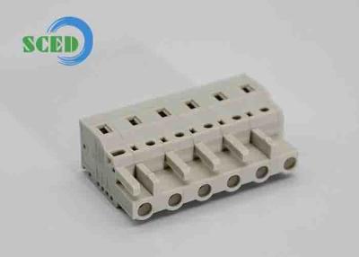 China 2P to 24P Plug In Terminal Block Featuring Phosphor Bronze Contactor and Voltage Rating Range 300V to 600V for Industrial for sale