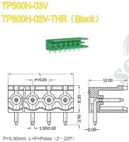 China Vertical Wire Inlet Plug In Terminal Block Electrical Connector Produced by Experience Worker for Connection Solutions for sale