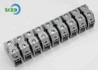 China Gray Through Panel Terminal Blocks CE Certified Number Of Positions 2 To 24 Designed for Secure and Electrical Panel Wiring Solutions for sale
