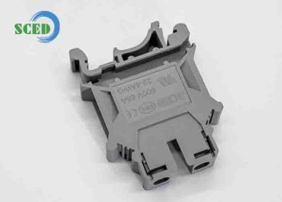 China Gray Panel Mounting Terminal Blocks Number of Poles 2 To 24 Poles Providing and Durable Electrical Connection Solutions for sale