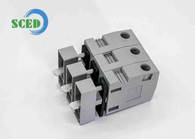 China Stripping Length 11mm Through Panel Terminal Blocks Providing Number Of Positions 2 To 24 and Steel Clamp Cage for Circuit Connections for sale