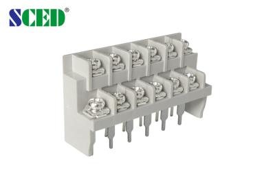 China Power Distribution Barrier Terminal Blocks Connectors 300v High Voltage for sale