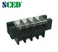 China 600V 75A Power Distribution Terminal Block Connector 16.00mm Brass Conduction Board with UL94 V-0 Rating for sale