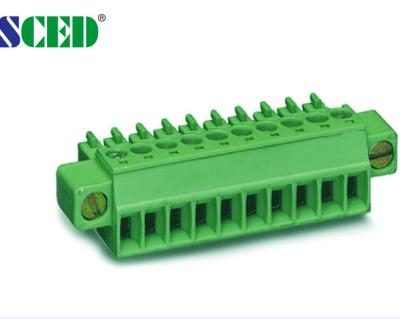 China 3.50mm Male Female Plug In Terminal Blocks 300V 8A Pluggable PCB Connectors for sale