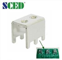 China M4 Brass PCB Terminal Block 110A Current Rating 8.5x13mm Center Space Electrical Component for sale