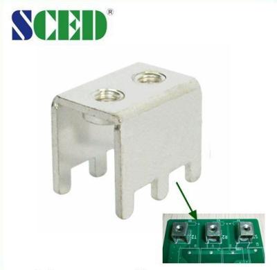 China M4 Brass PCB Terminal Block 110A Current Rating 8.5x13mm Center Space Electrical Component for sale