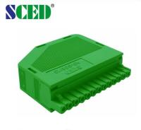 China 5.08mm 13 Pin Plug In Terminal Block Connector PA66 Wire Collect Box for sale